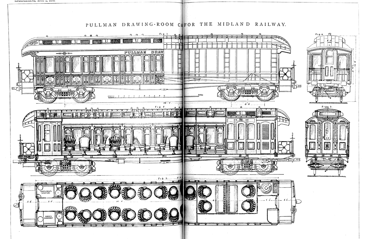 Interiores sobre ruedas: la historia del vagón Pullman
