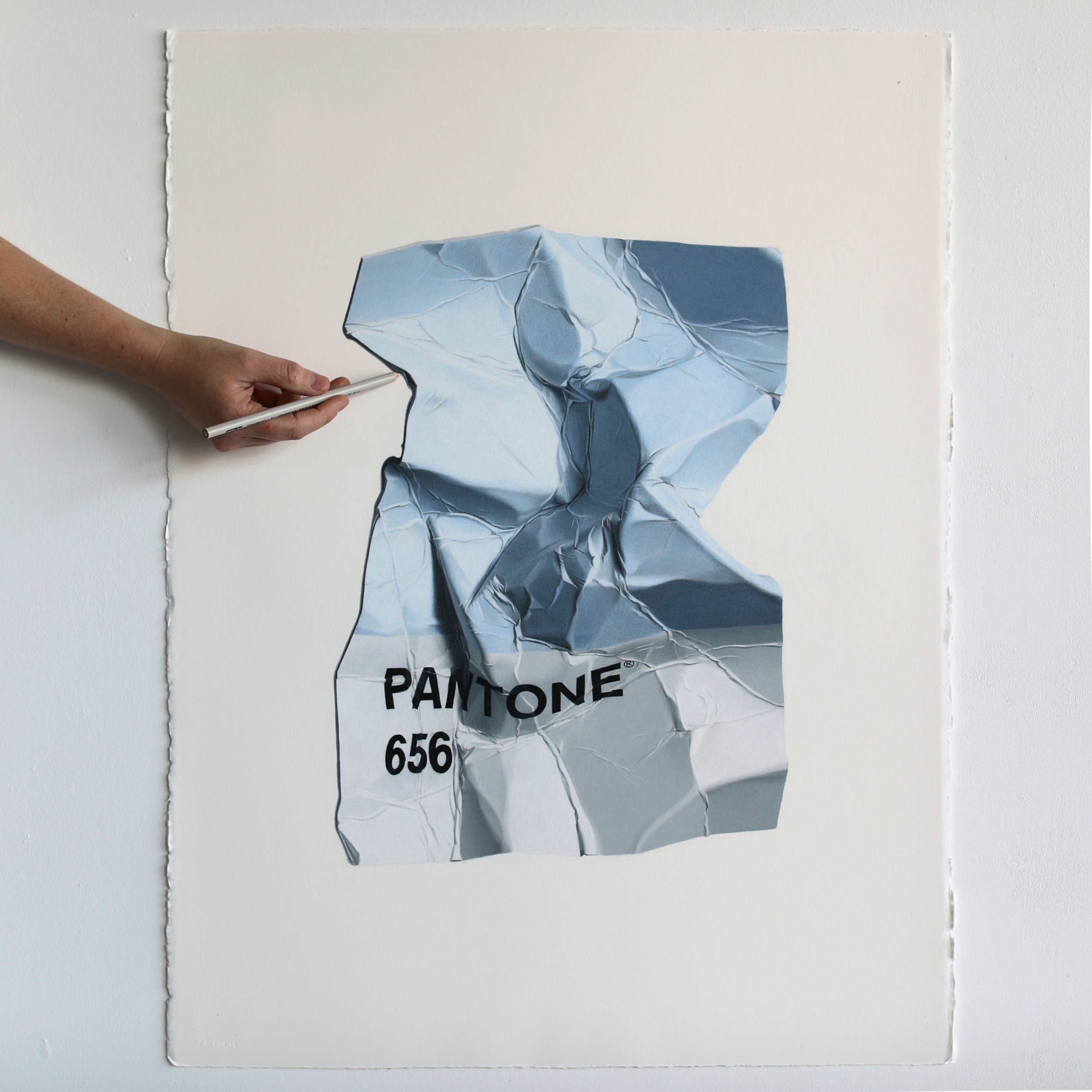 Volles Pantone! 2000 Farbquadrate auf der Ausstellung des australischen ...