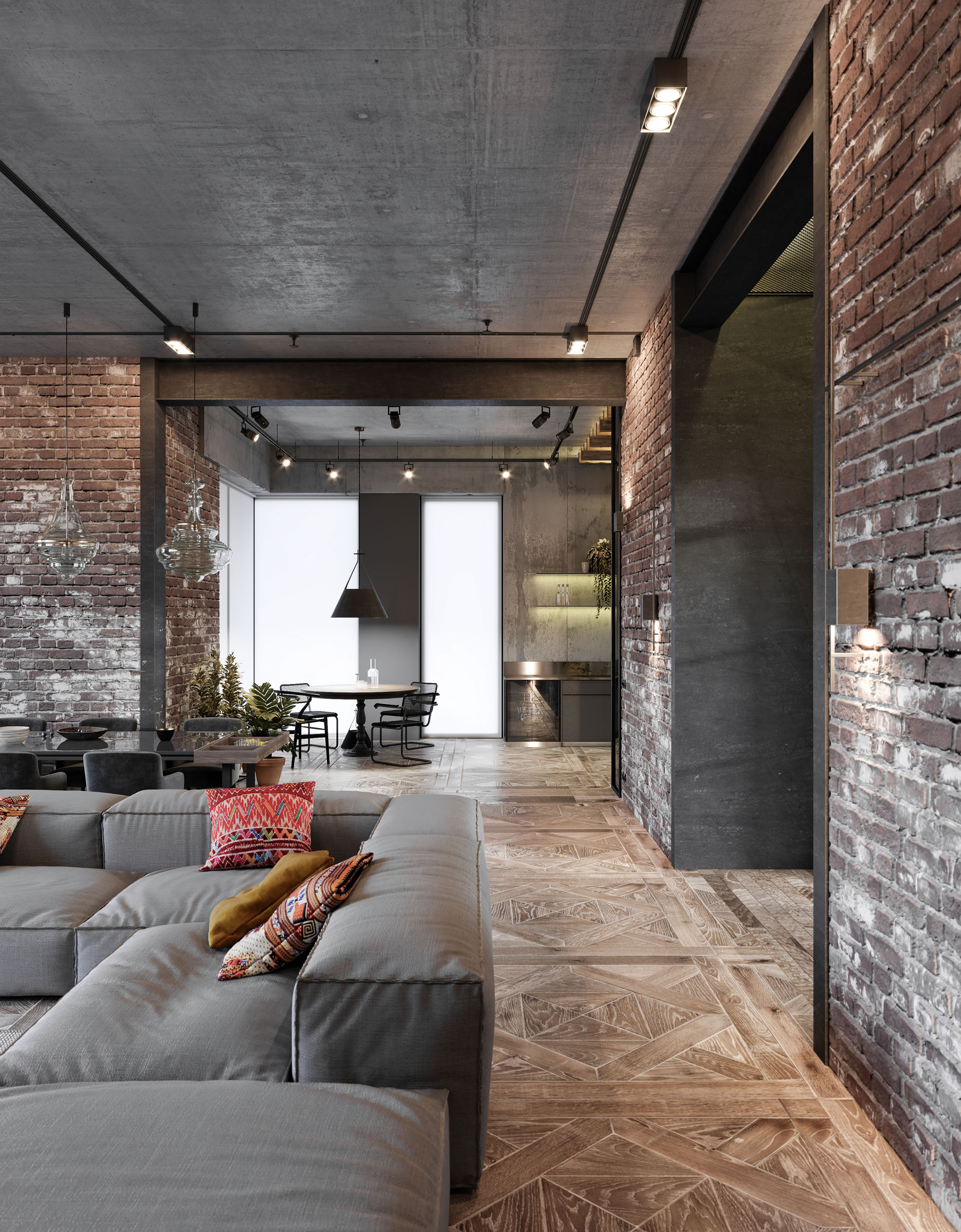 BOB Country house in loft aesthetics by M4 KILDINOV - Project ...