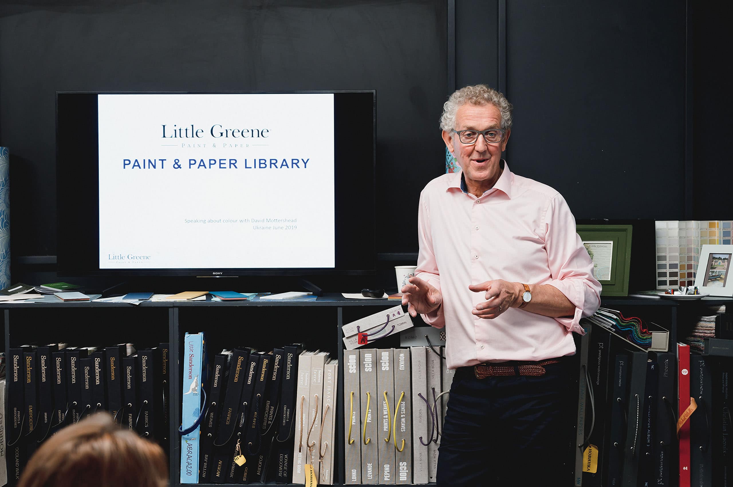 Chief Color. Officer David Mottershead’s master class in Odessa ...