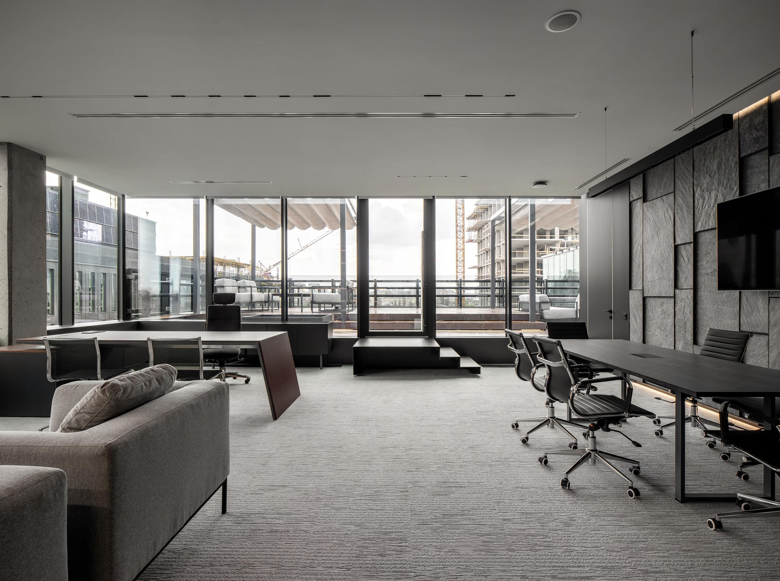 The office is a place of power. Headquarters of the UFuture company in ...