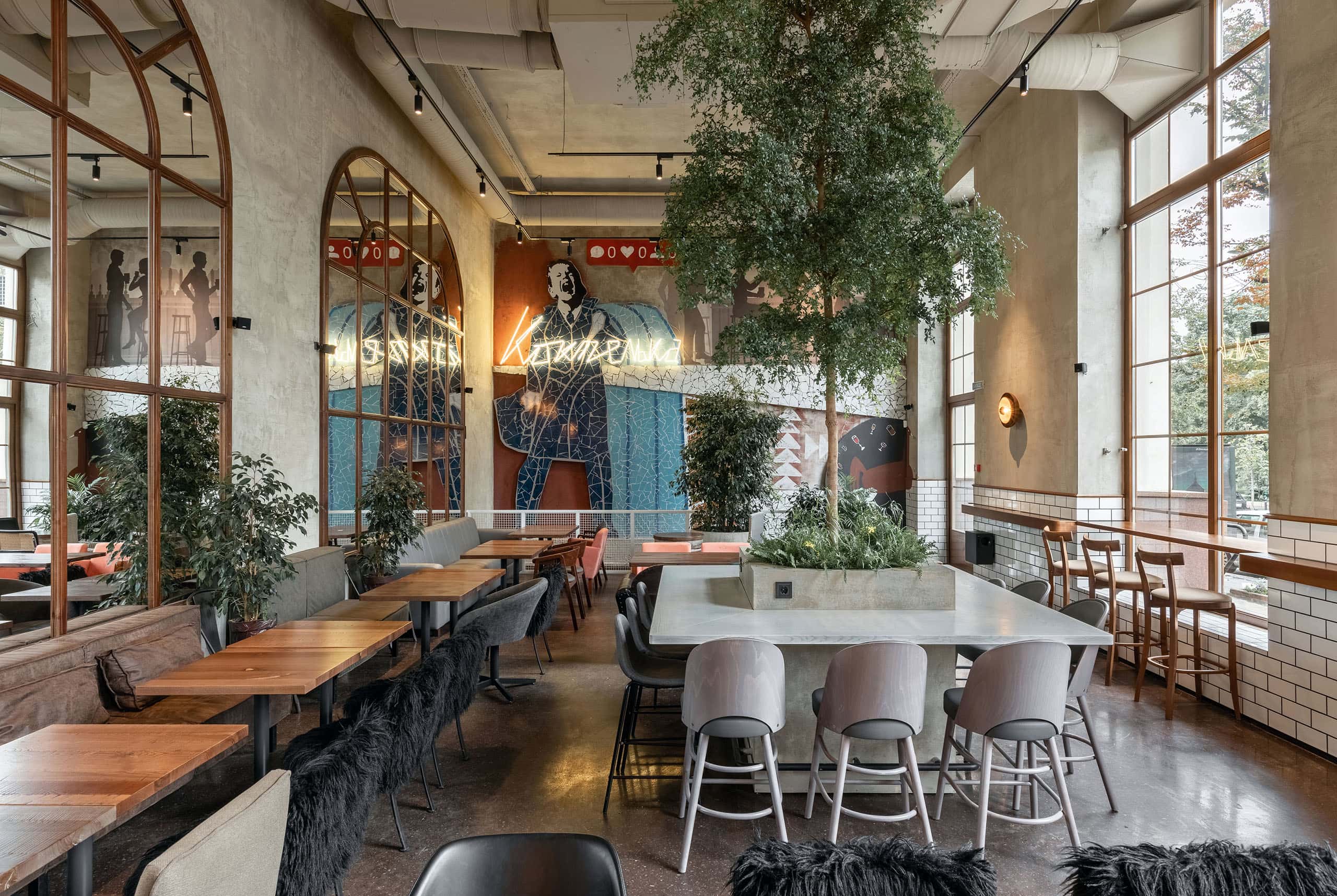 Urban twist. Koktelka bar and bistro in Kharkiv - Project - PRAGMATIKA ...