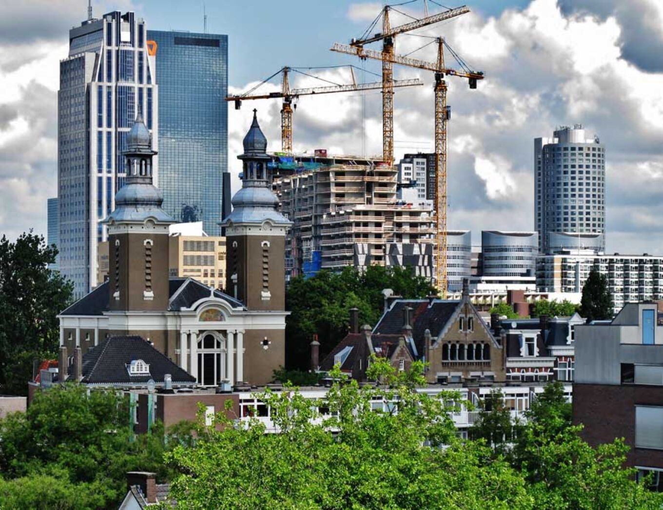 The new heart of Rotterdam. Post-war reconstruction of the destroyed ...