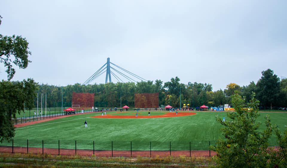 The largest baseball field in Ukraine was opened in the Desnyan ...