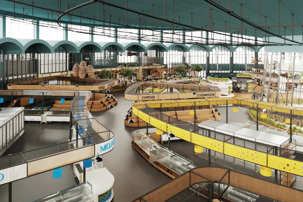 Reconstruction of the central market is being completed in Sumy ...