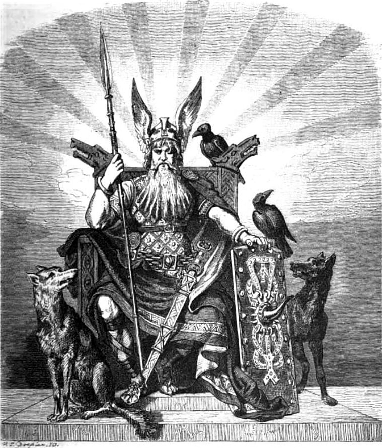The oldest mention of the Scandinavian God Odin was found in Denmark ...