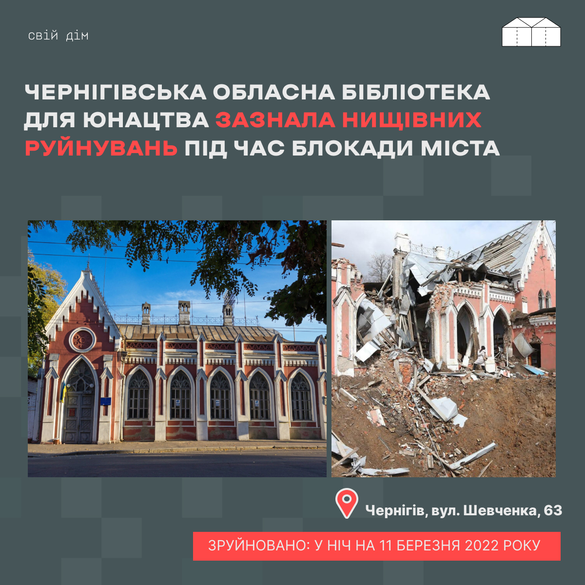 "Chernihiv Regional Library for Youth". A lost landmark - PRAGMATIKA ...