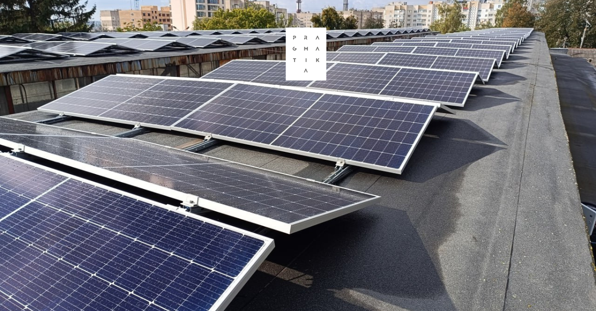 In Vinnytsia, solar panels were installed on the roof of the tram depot ...