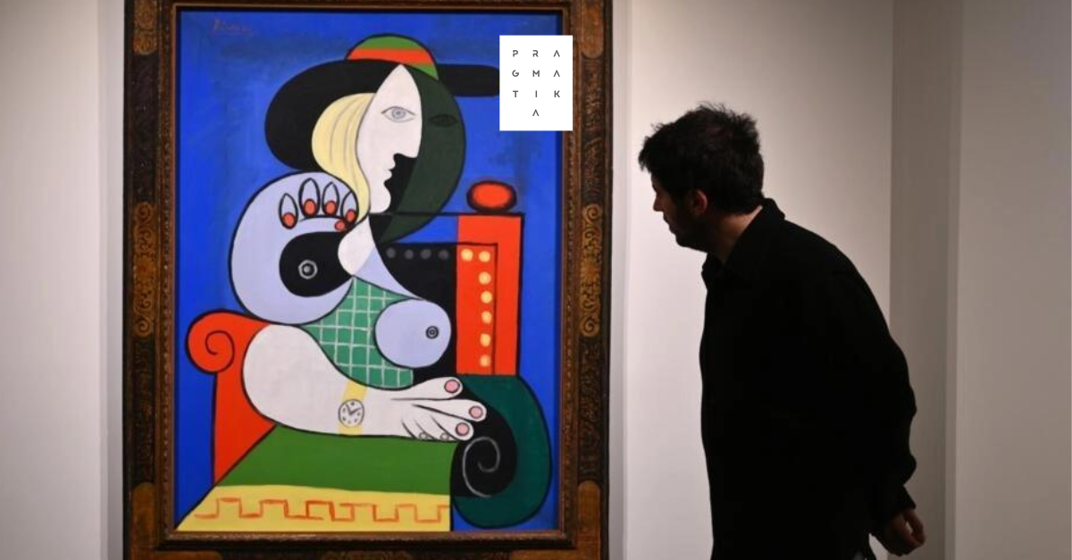 Picasso's painting "Woman with a Clock" was sold at auction for $139 ...