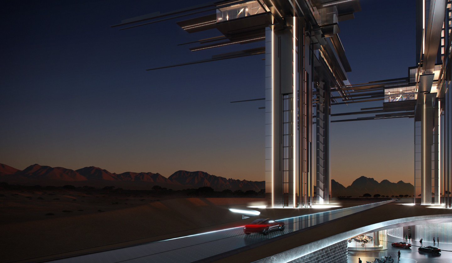 NEOM presented the project of futuristic towers in the desert of Saudi ...