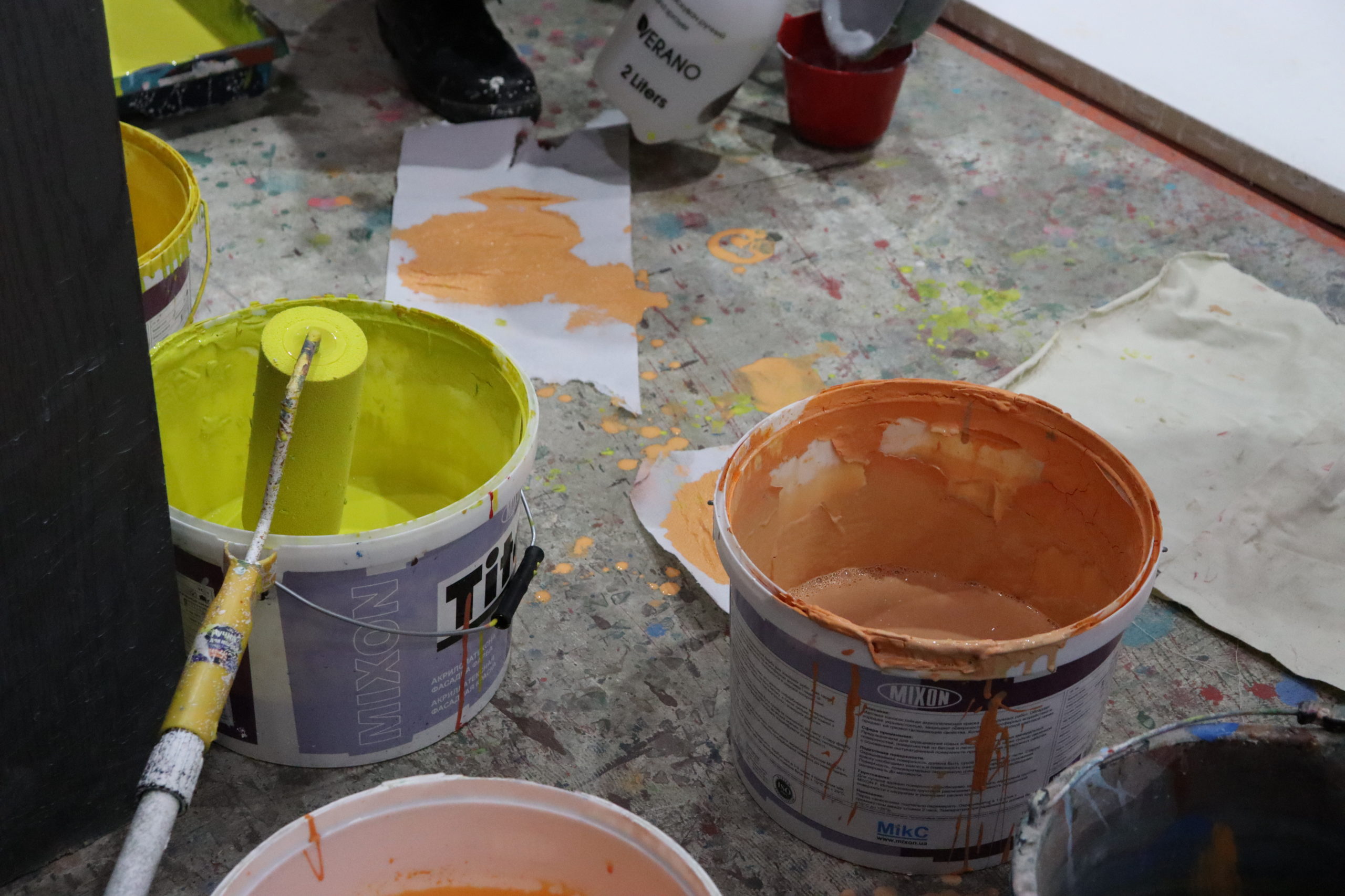 "Noosphere": artist Petro Antip started a new part of the largest painting in the world ...