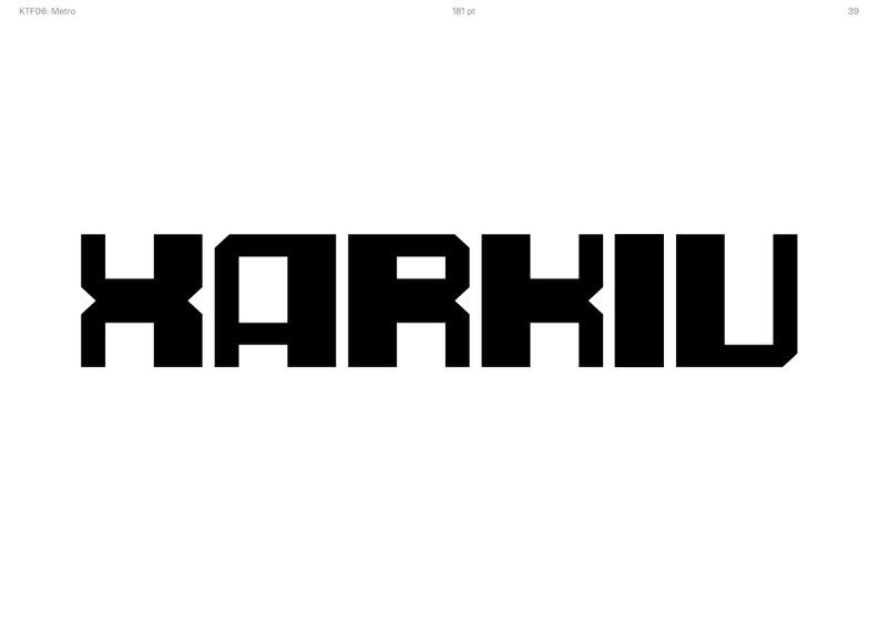 Ukrainian designers created a set of fonts that honor the Kyiv metro ...