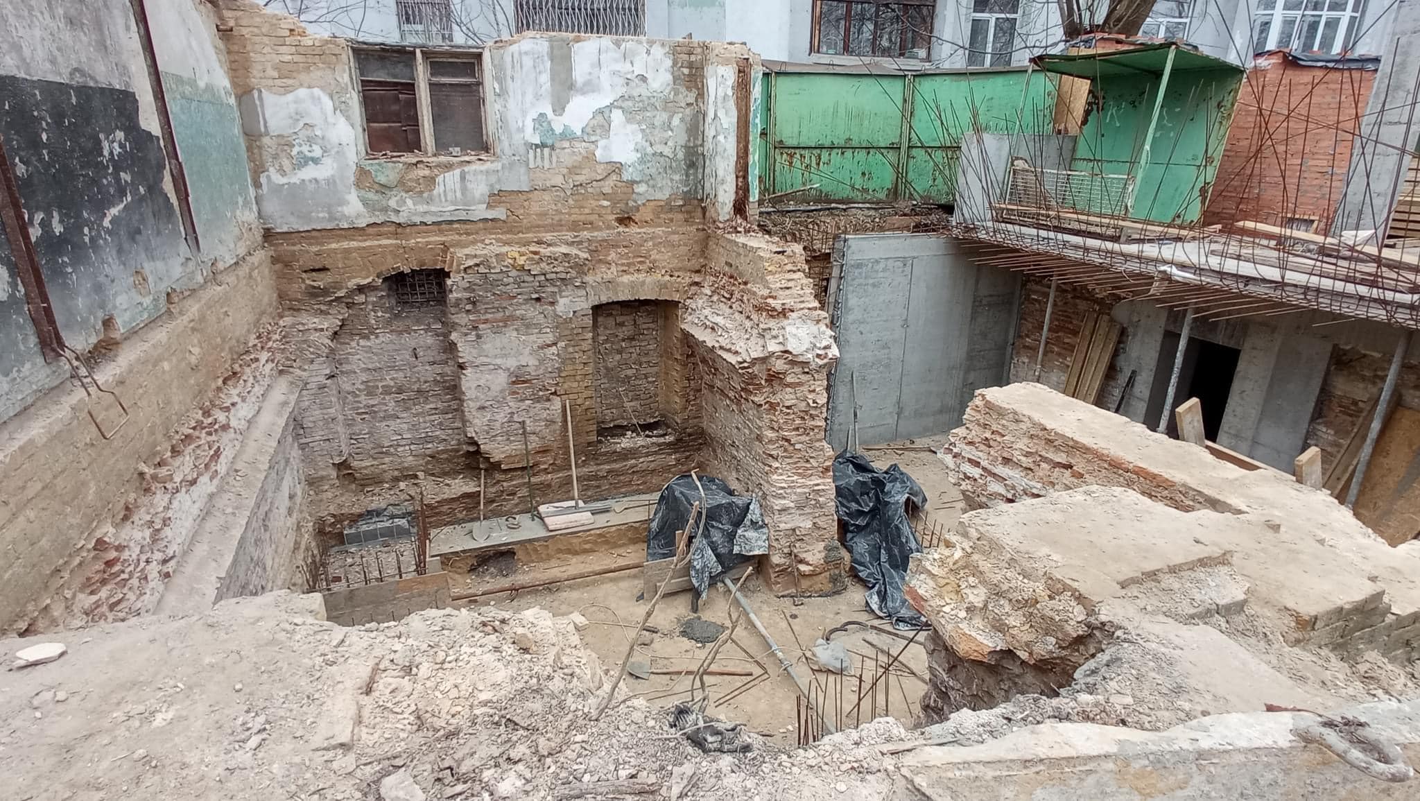 DOKS issued an order to stop work on the site of the Razumovsky Palace ...