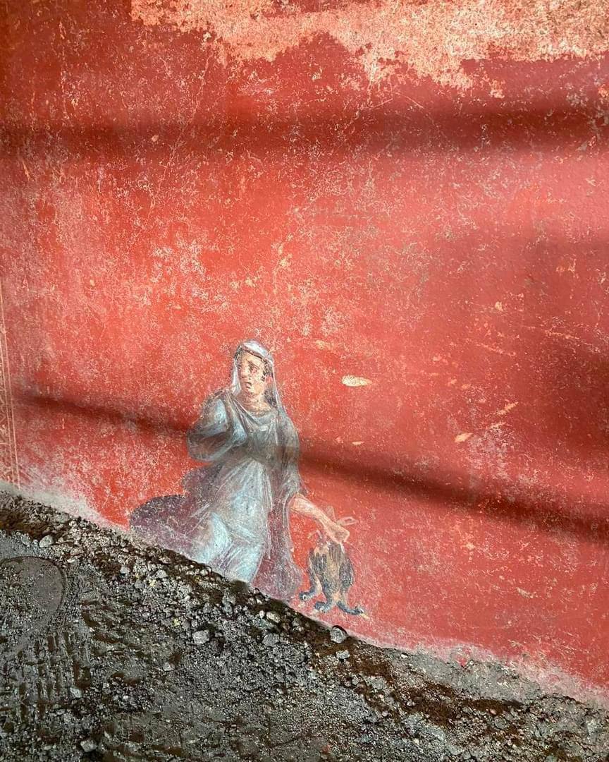 A well-preserved fresco depicting Greek mythical heroes was found in ...
