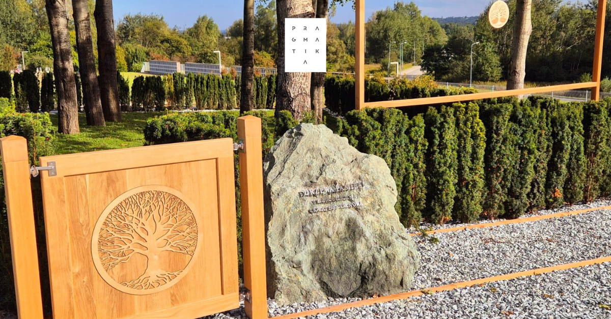 An ecological cemetery without stone tombstones was created in Krakow ...