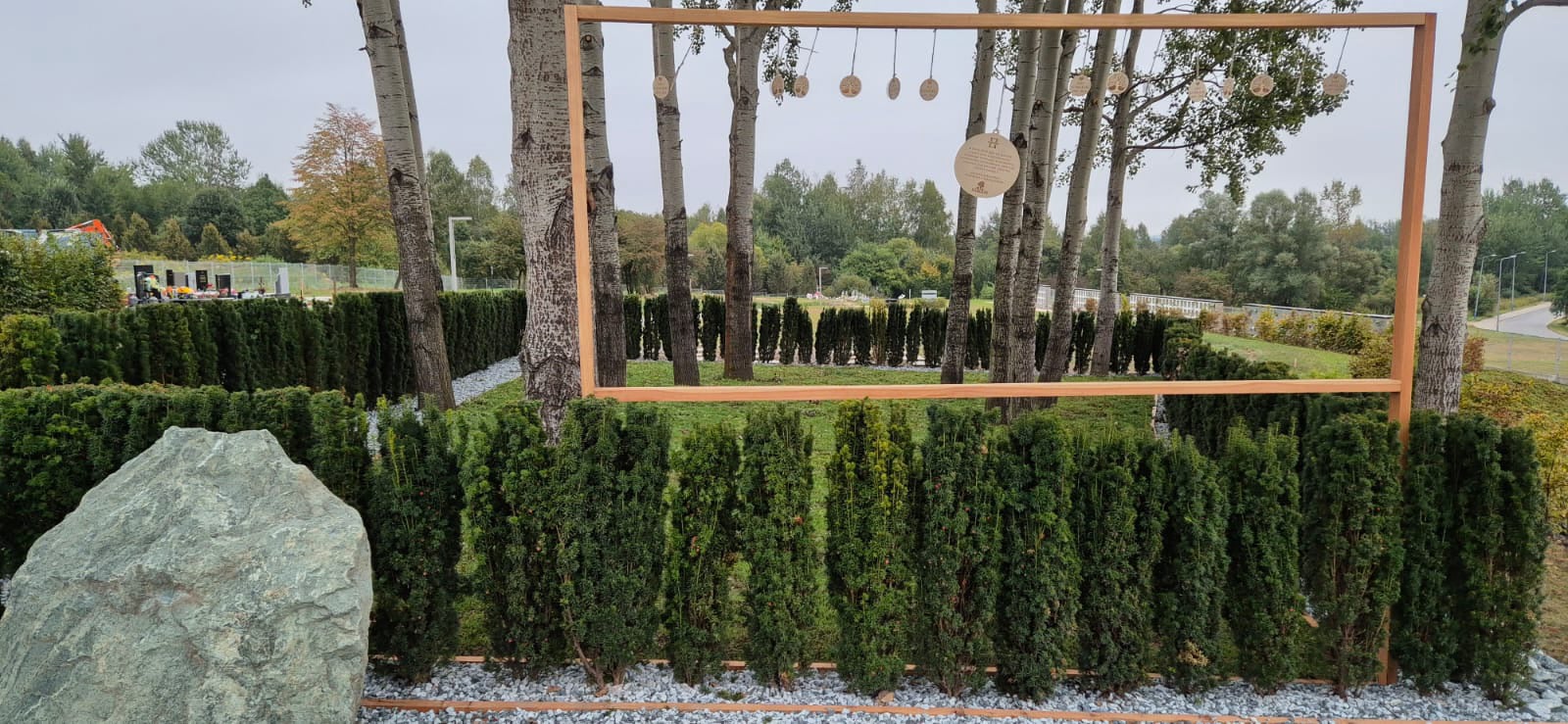 An ecological cemetery without stone tombstones was created in Krakow ...