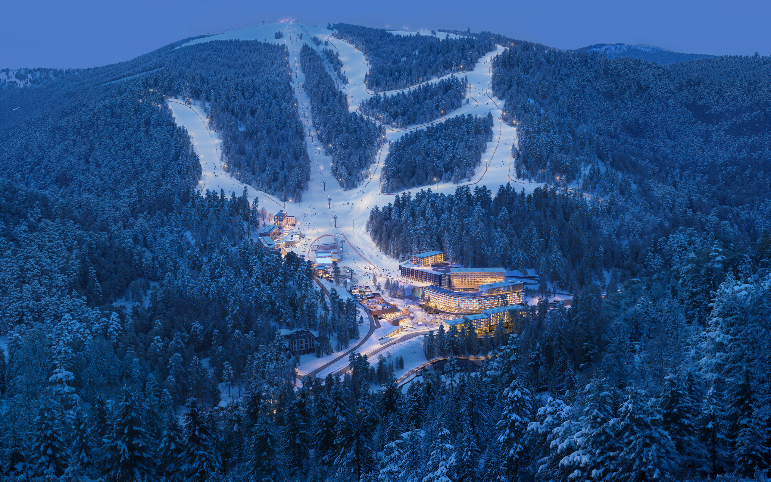 El Grupo OKKO ha comenzado la construcción de un gran complejo turístico de montaña en los ...