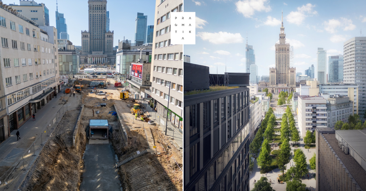 See how the central streets of Warsaw are being transformed into green ...