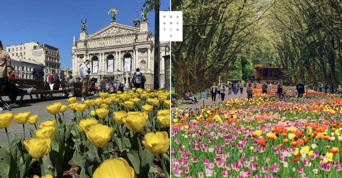 A "flower map" has been created in Lviv, where you can see the places ...