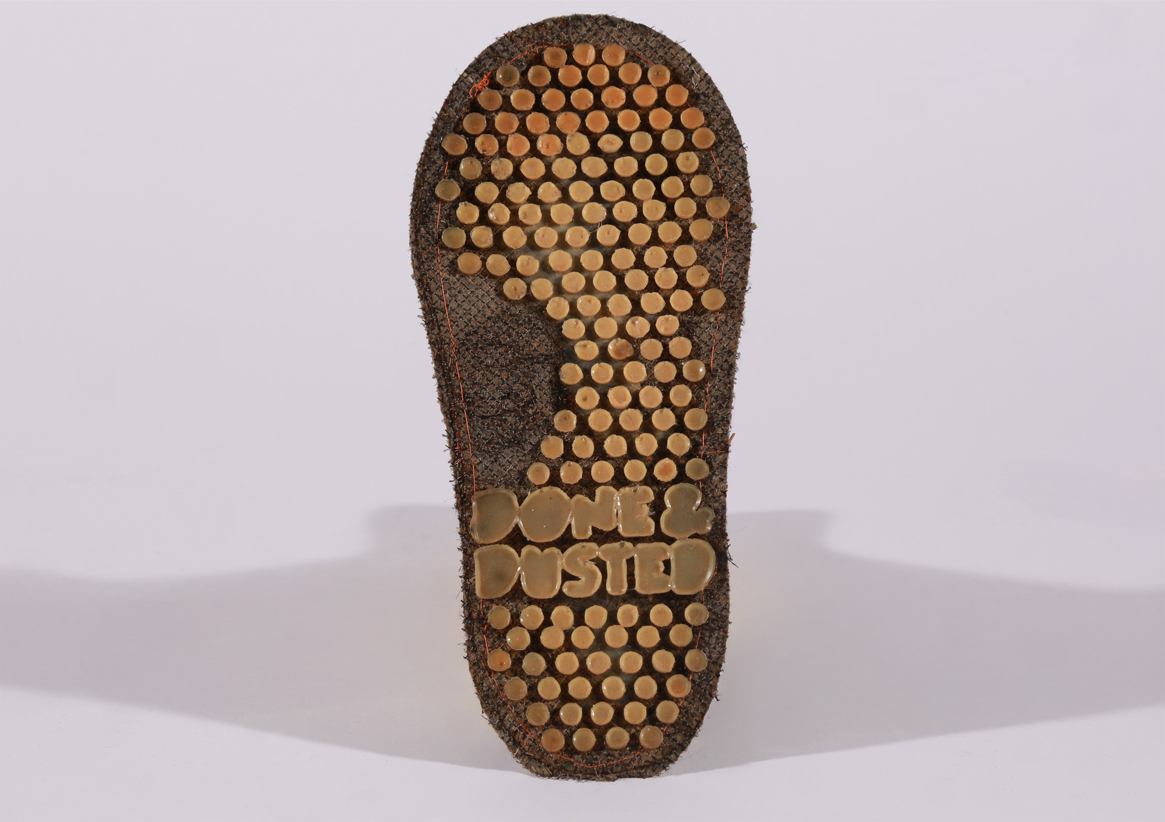 Dust slippers: a student from London created fabric from household ...