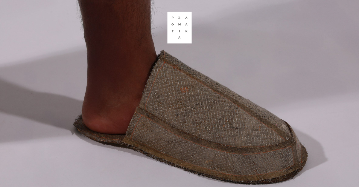 Dust slippers: a student from London created fabric from household ...