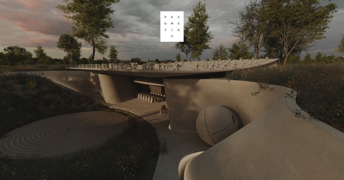 HROMADA: architecture born from the earth. MAKHNO Studio presented the ...