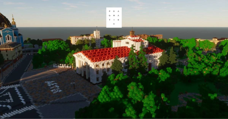 Ukrainian players recreate Mariupol in Minecraft - PRAGMATIKA.MEDIA ...