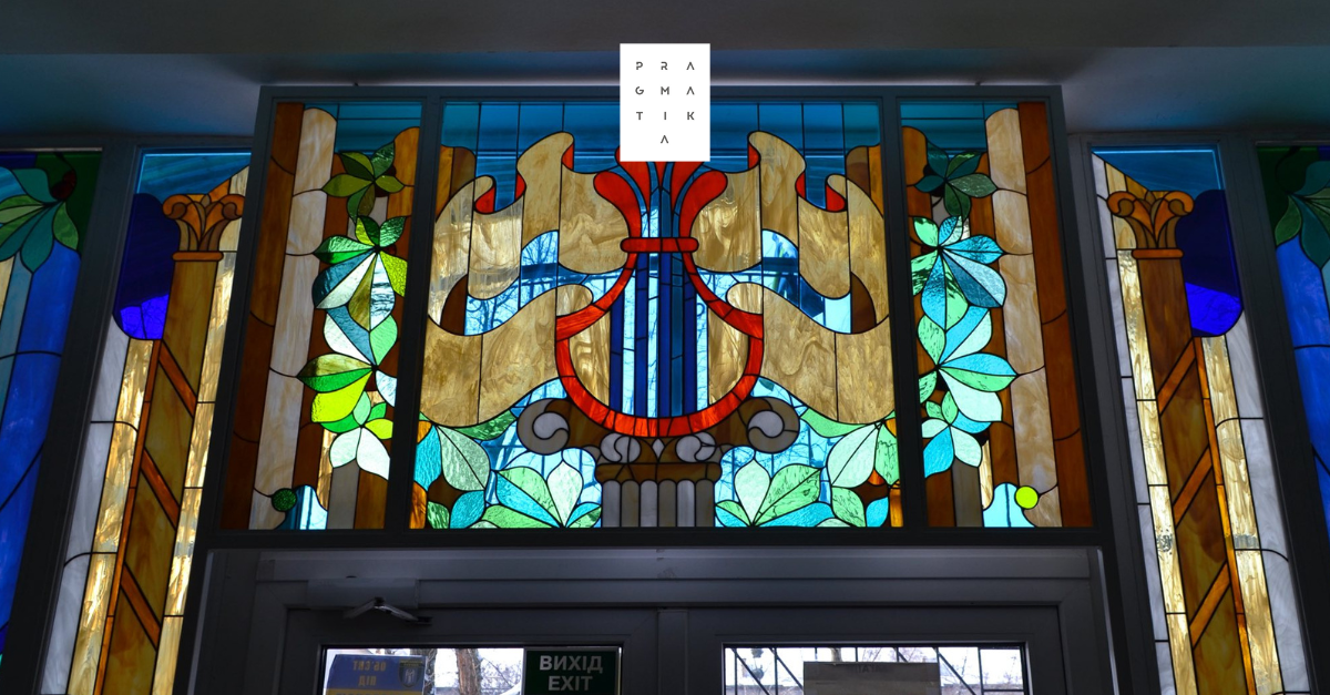 In Kyiv, the stained glass window "Symphony of Light" was restored and ...