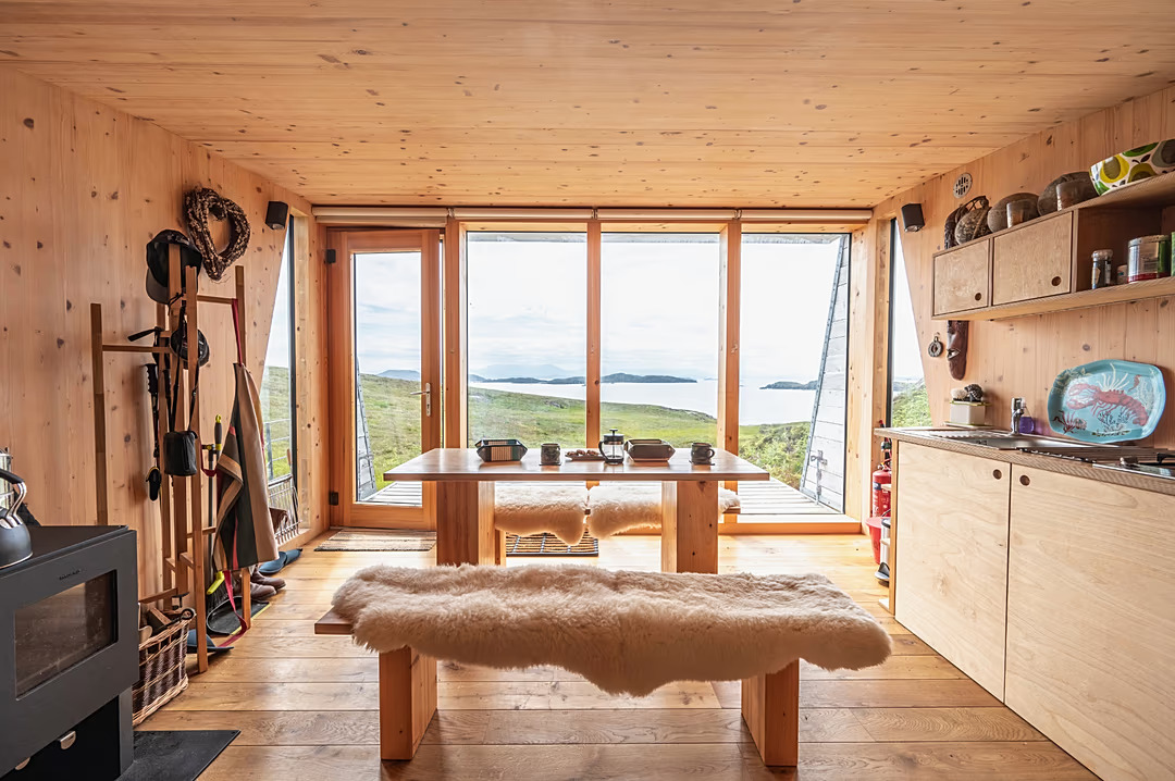 An island with a house is being sold in Scotland for €405